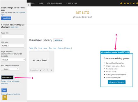 Wordpress Allow Users To Create Charts On The Frontend