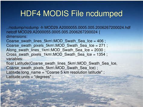 Ppt Netcdf And Hdf5 Nasa Earth Science Data Systems Working Group
