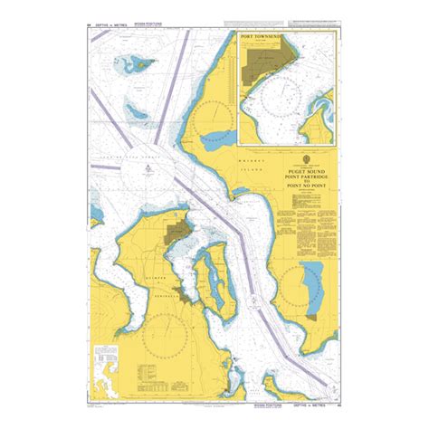 Nautical Chart 46 Puget Sound Point Partridge To Poi