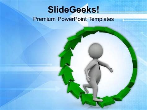 Follow The Unidirectional Path Powerpoint Templates Ppt Backgrounds For