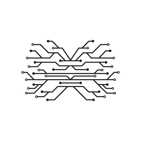 Circuit Vector Illustration Design Template 26697557 Vector Art At Vecteezy