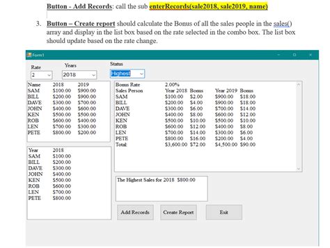 solved hi chegg i need help with my visual basic