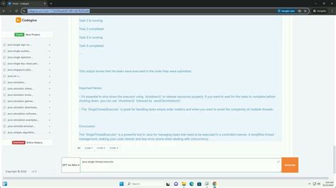 Java Single Thread Executor Youtube