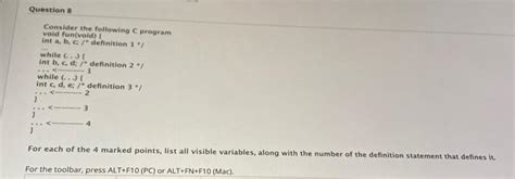 Solved Questions Consider The Following Program Void