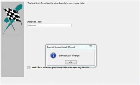 How To Fix Ms Access Subscript Out Of Range Error Access Database And Templates
