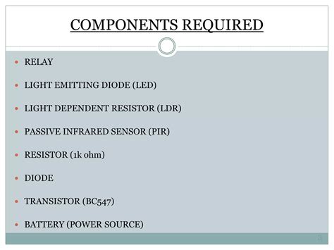 Automatic Light Control Using LDR And PIR Sensor PPTX