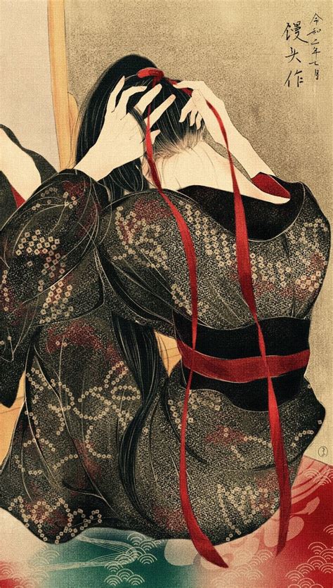 Wei Wuxian Japanese Art Prints Geisha Art Japan Art