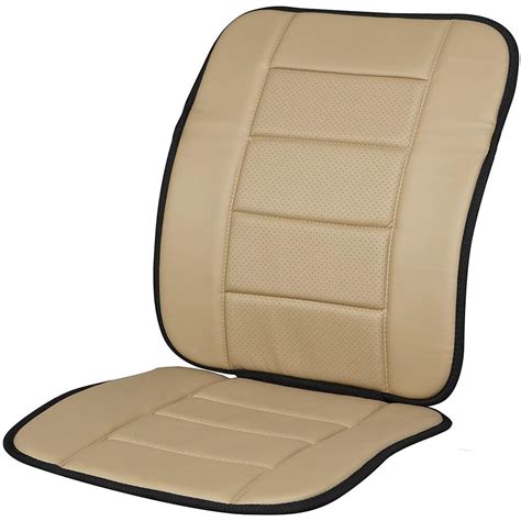 Kool Kooshion 60 287008b Faux Leather Full Seat Cushion Beige Automotive