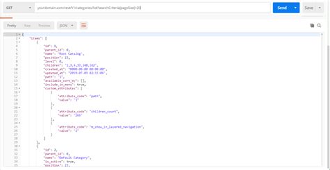How To Get Categories Through Magento 2 Rest Api