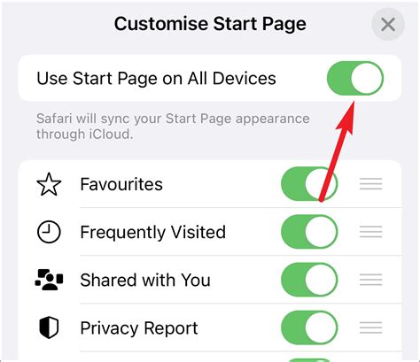 How To Customize Safari Start Page On Iphone All Things How