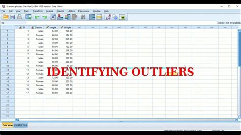 identifying outliers using box plot spss howto outliers diy youtube