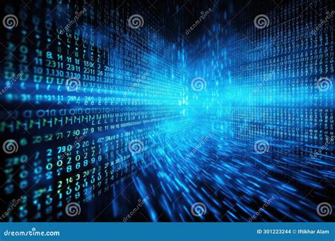 abstract technology background with binary code 3d rendering toned image abstract stock market