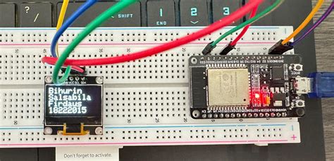 [ii2260 sistem embedded] esp 32 project 5 display oled and pwm by