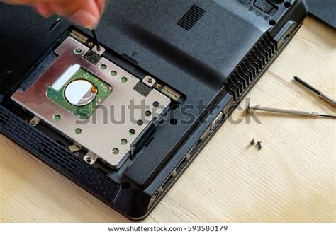 Remove Hard Drive Laptop Stock Photo Edit Now
