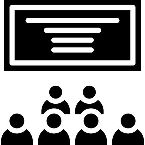 Premium Vector Class Vector Icon Illustration Of School Iconset