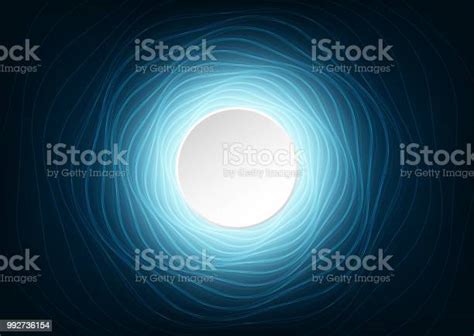 추상 디지털 나선형 기술 시스템 배경 날실과 네트워크 개념 설계 여유 공간에 텍스트를 넣어 터널에 대한 스톡 벡터 아트 및 기타 이미지 Istock