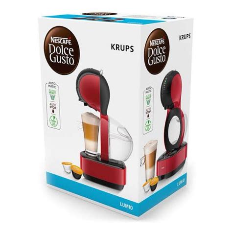 Krups เครื่องชงกาแฟแรงดัน รุ่น Lumio Kp130566 Nescafe Dolce Gusto สีแดง สินค้าใหม่ค้างสต๊อกพร้อม