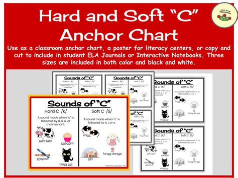 Phonics Anchor Chart Hard And Soft C Made By Teachers