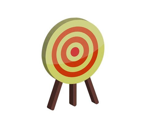 Premium Vector Three Dimensional Target