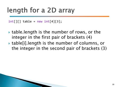Comp 110 More Arrays 2d Arrays Program 4 Ppt Download