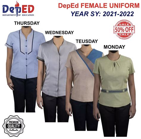 Deped Official Teacters Uniform Lazada Ph