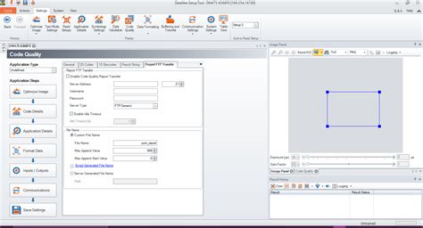 Report Scripting FTP Settings