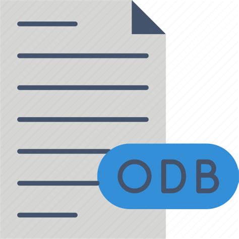 Opendocument Database Icon Download On Iconfinder