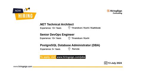 hiringsign consulting on linkedin dotnet dotnetarchitect devops