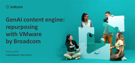 Genai Content Engine Repurposing With Vmware By Broadcom Kaltura