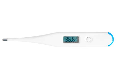 Electronic Thermometer Shows A Normal Body Temperature Test Control Thermometer Sensor Png