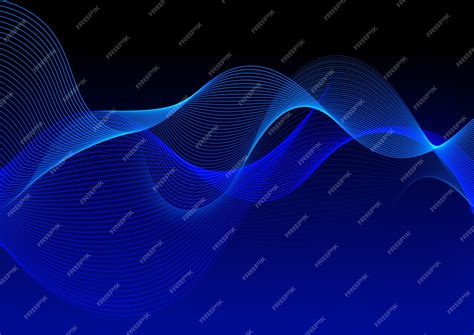 Free Vector Abstract Network Communications Background With Flowing Lines Design