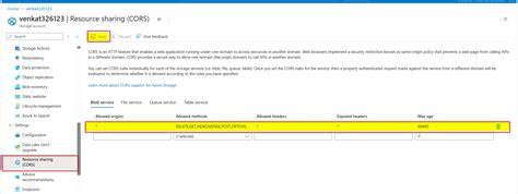 Why My Frontend App Get Cors Error While Trying To Download A Blob With