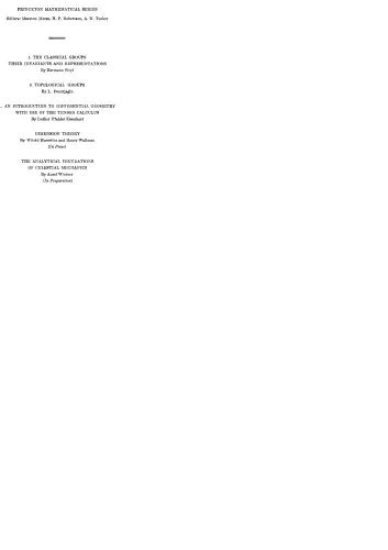 خرید کتاب An Introduction To Differential Geometry With Use Of Tensor