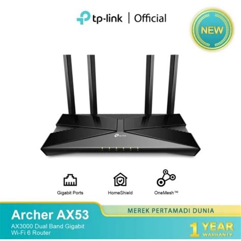 Jual Tp Link Archer Ax Ax Dual Band Gigabit Wi Fi Router Shopee Indonesia