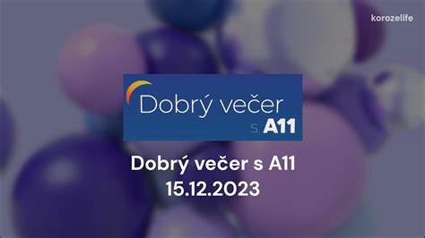 Tv A11dobrý Večer S A11 Intro And Studio Youtube