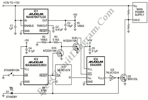 Nonvolatile Standbyon Switch Electronic Circuit Diagram