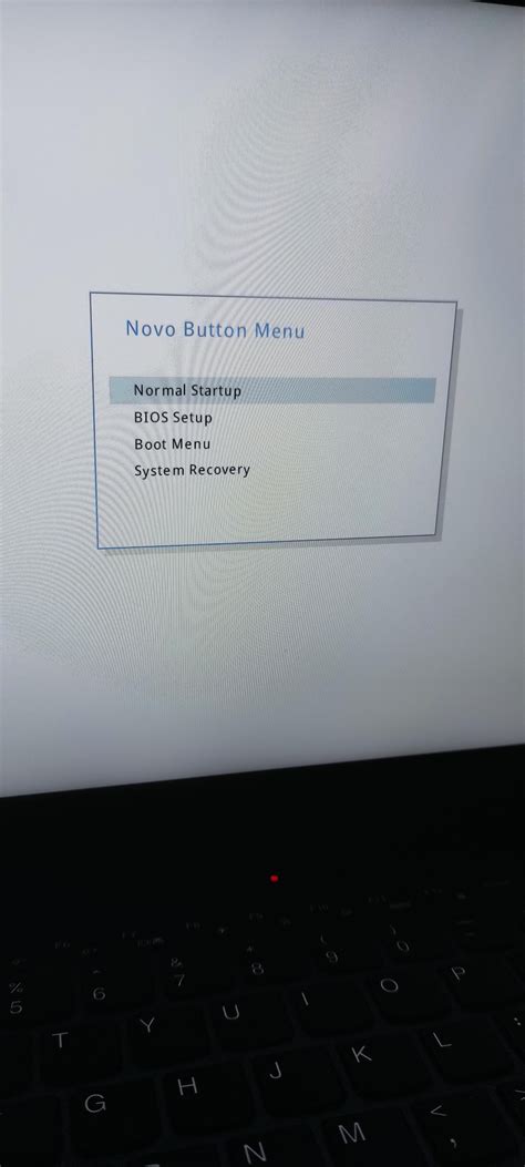 novo button menu pops up after turning on r lenovolegion