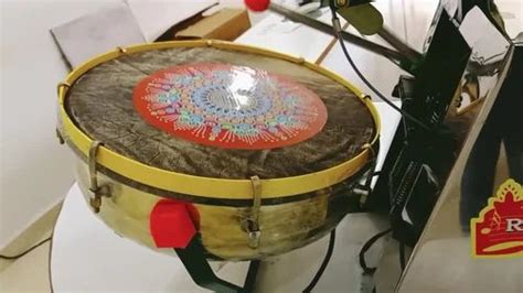 Stainless Steelbrass Automatic Temple Drum Bell Raja Mela Thalam 15 At