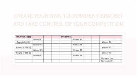 Create Your Own Tournament Bracket And Take Control Of Your Competition Create Your Own Tournament Bracket And Take Control Of Your Competition