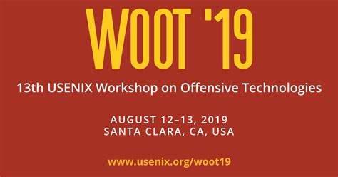 Woot 19 Usenix