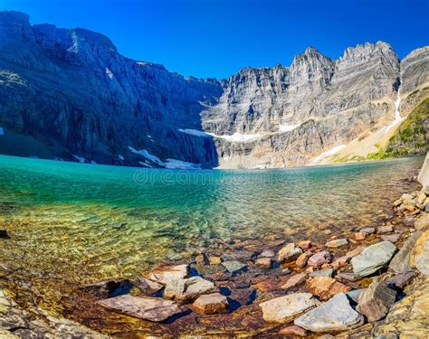 Iceberg Lake Glacier National Park Mt Stock Image Image Of Activity