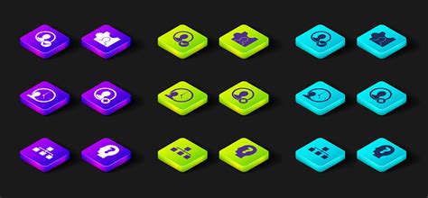 계층 구조 기관차트 설정 물음표와 머리 시간 관리 계정 화면 만들기 사냥 과 아이콘 벡터 3차원 형태에 대한 스톡 벡터 아트 및