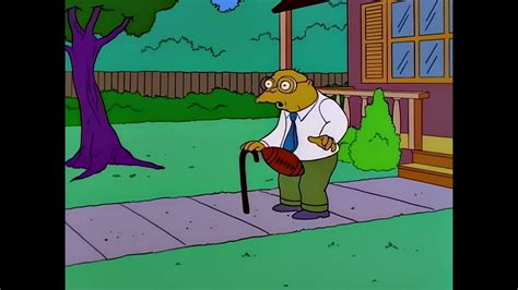 The Simpsons Hans Molemans Man Getting Hit By Football Youtube
