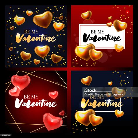 발렌타인 데이 디자인 요소에 대한 발렌타인 포스터 카드 라벨 배너 편지 슬로건 벡터 요소 타이포그래피 러브 하트 배경 주제에