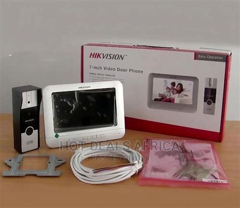White Hikvision VDP DS KIS 204 Security Video Door Phone For Home Lock At 8000 Piece In Chennai