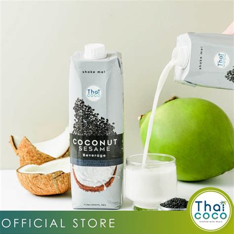 Thai Coco Sesame Coconut Beverage 1000ml Lazada Ph