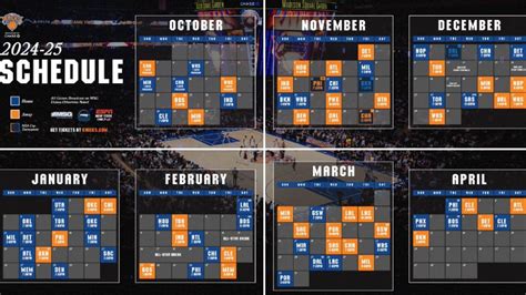 New York Knicks 2024 25 Nba Season Full Schedule Released Key Games Major Dates And More