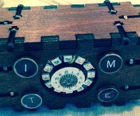 Steampunk Esp8266 Internet Connected Clock Using The Arduino Ide Steampunk Clock Arduino