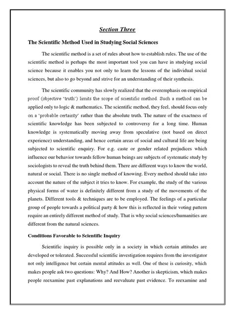 Unit Three Linguistic Pdf Science Scientific Method