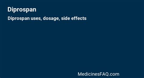 Diprospan Uses Dosage Side Effects Food Interaction And Faq